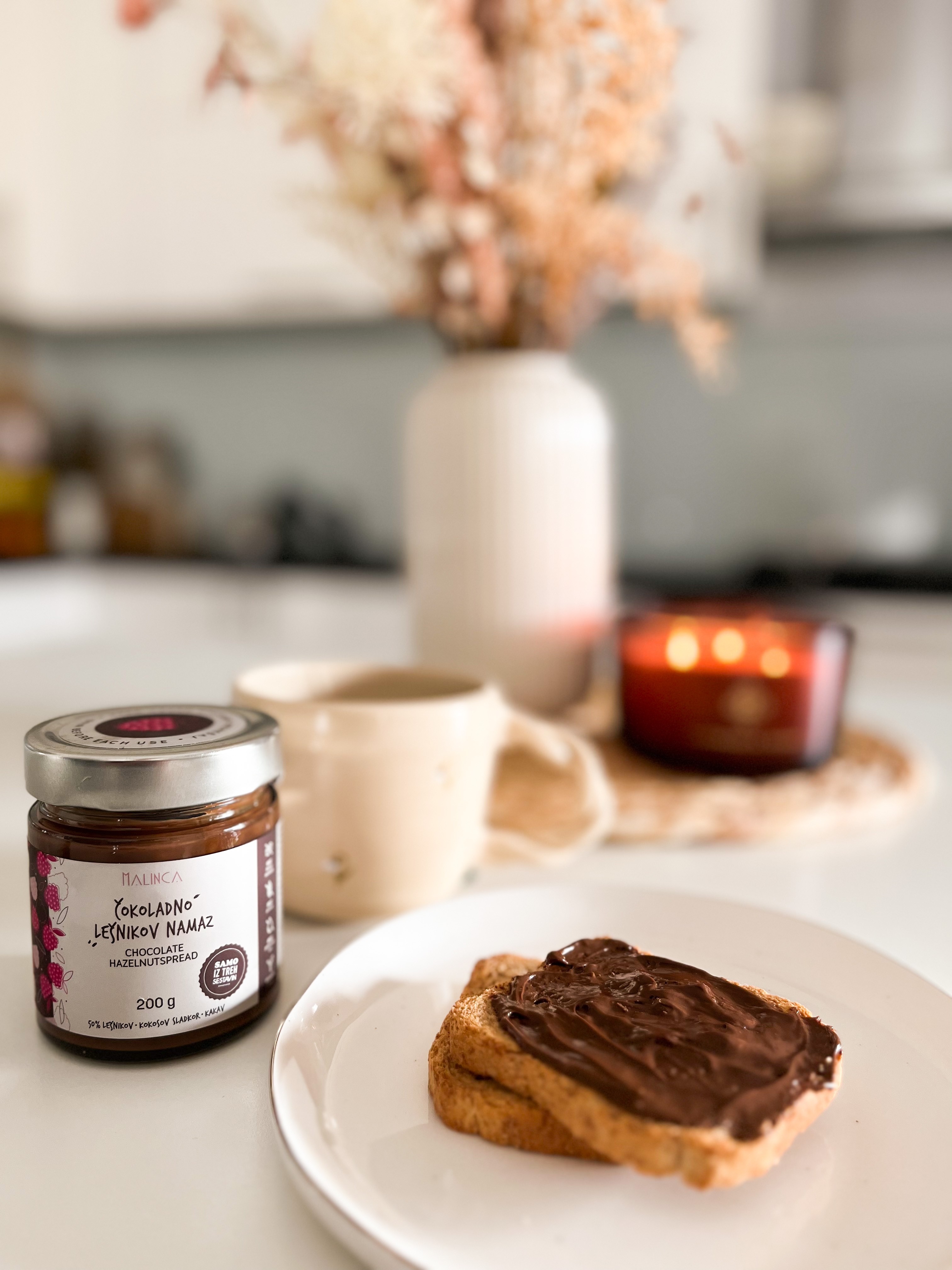 how to make organic hazelnut spread