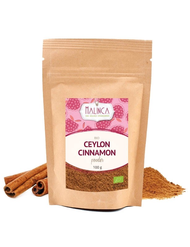 Organic Ground Ceylon Cinnamon 100g | Malinca.eu